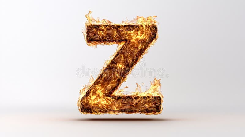 Fire-Inspired Typography with Spark Effects Stock Illustration ...