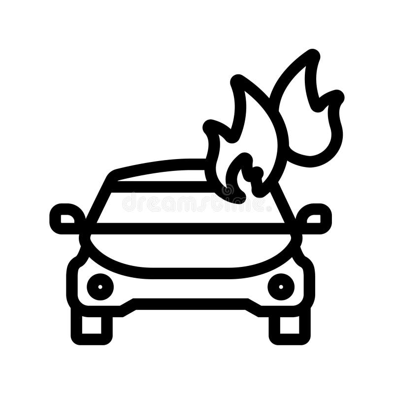 Fire Insurance Icon stock vector. Illustration of symbol - 361279338