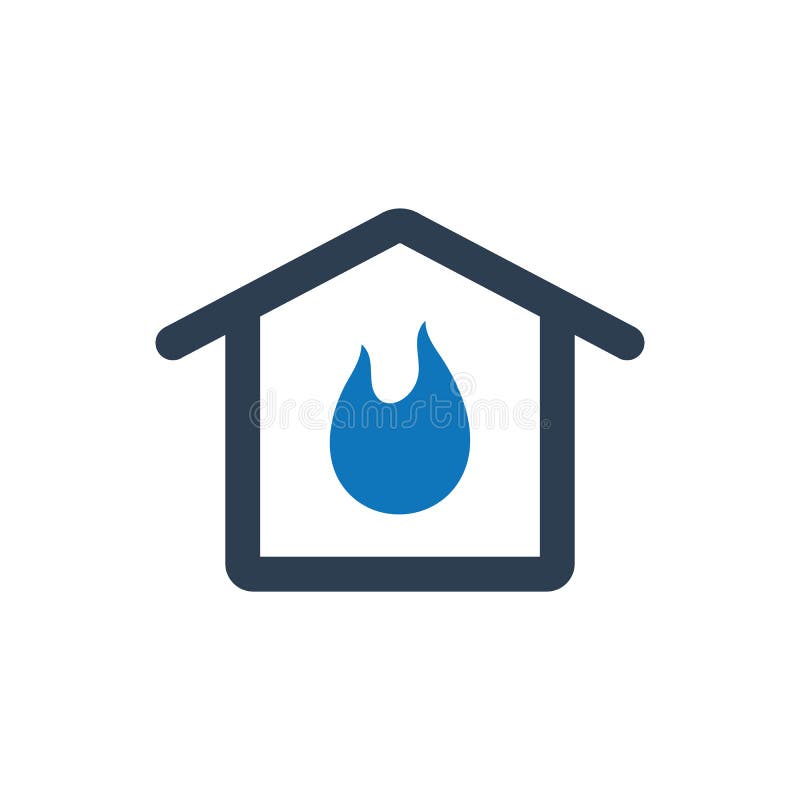 Fire Insurance Icon stock vector. Illustration of vector - 128917929