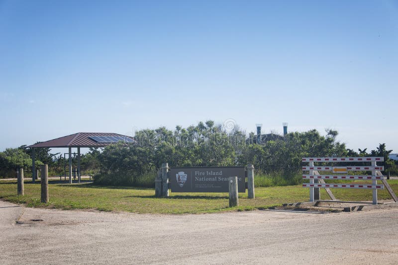 Fire Island Sign Long Island New York Editorial Stock Image - Image of ...