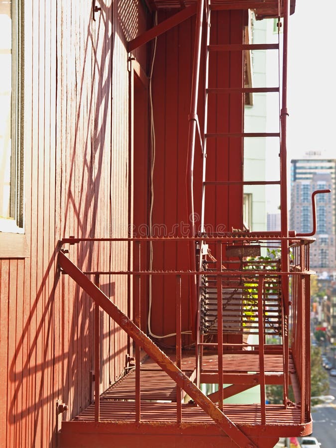 Fire Ladder stock image. Image of skyscraper, francisco - 11760509