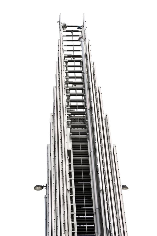 Fire ladder rescue stock photo. Image of metal, silver - 23774950