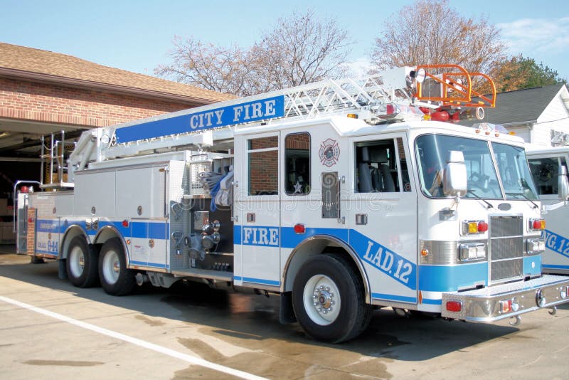 Fire Ladder Truck stock image. Image of fire, firemen - 7980319