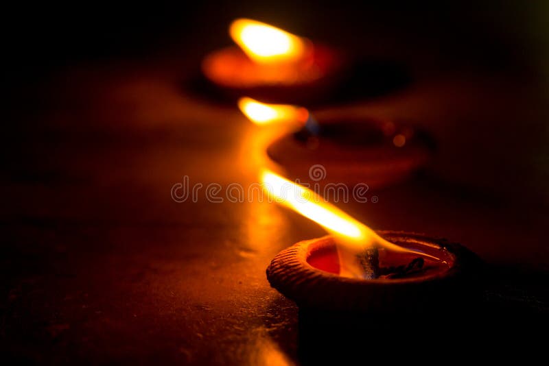 Fire Lantern Candlelight Burn Dim Light in Dark Night Stock Photo ...
