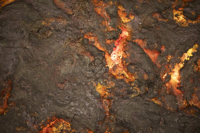 Fire lava. Hot stream stock image. Image of nature, change - 309799181