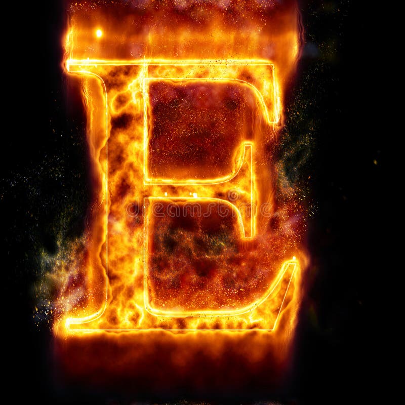 Letter E Fire Stock Illustrations – 340 Letter E Fire Stock ...