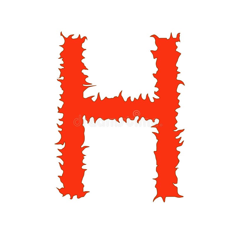 Fire Letter H Stock Illustrations – 293 Fire Letter H Stock ...