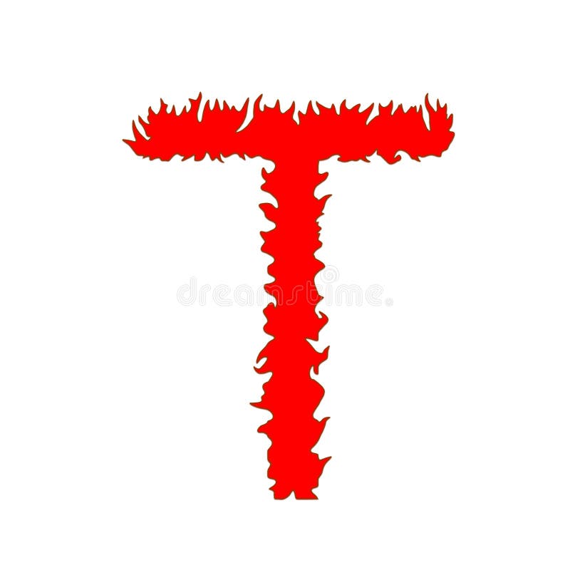 Fire Letter T Stock Illustrations – 389 Fire Letter T Stock ...