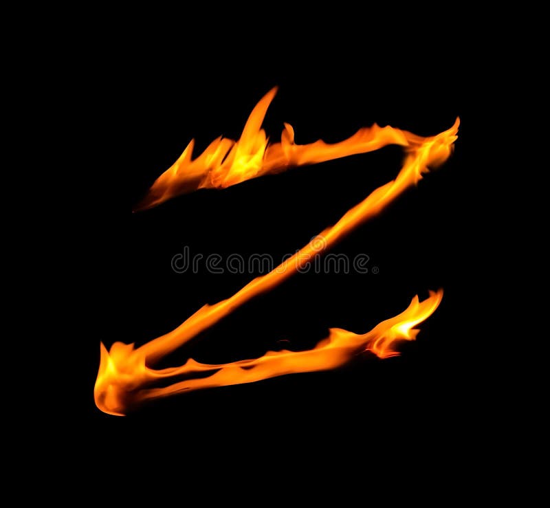 Z Letter In Fire