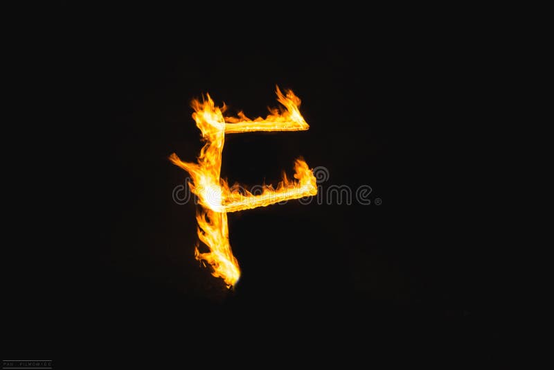 Fire letters stock photo. Image of alphabet, firestick - 92857312