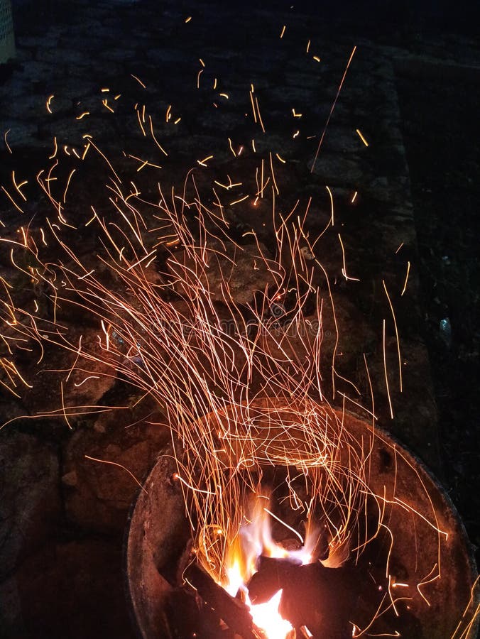 Fire is a Light of Beauty in the Right Hands Stock Image - Image of ...