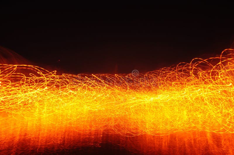 Fire Lighting Effect Background Stock Image - Image of abstract ...