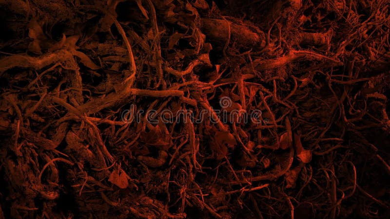 Fire Lights Up Old Tree Roots Stock Footage - Video of halloween, coven ...