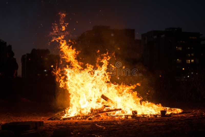 Fire Line on Black Background Stock Image - Image of black, design ...