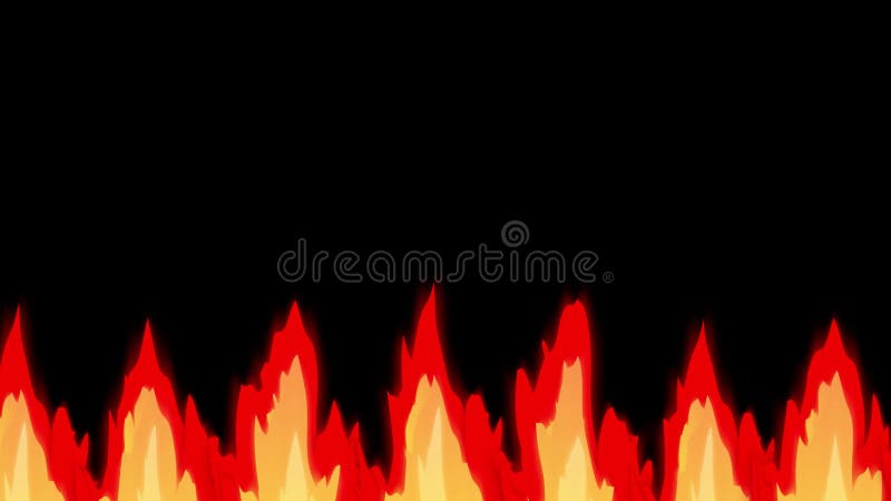 Fire Lines Flames Burning. 4K Motion Background Stock Footage - Video ...