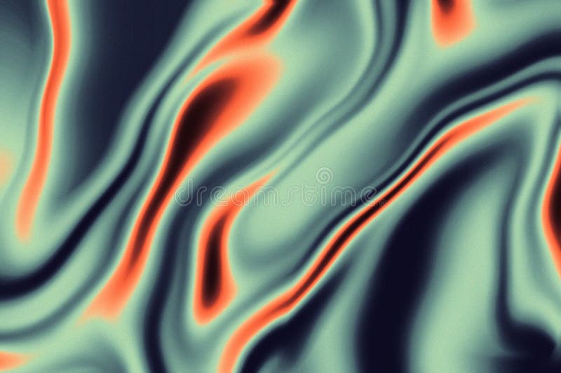 Fire Liquid Iridescent Background. Iridescent Chrome Wavy Gradient ...