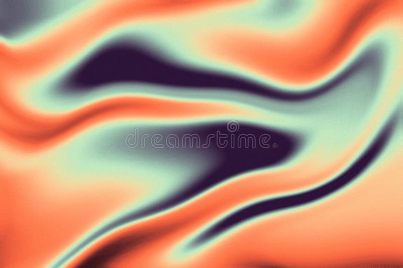 Fire Liquid Iridescent Background. Iridescent Chrome Wavy Gradient ...