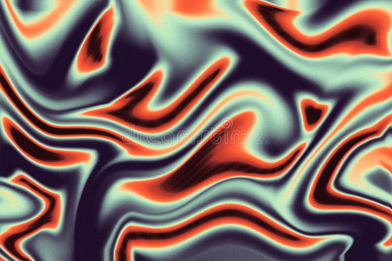 Fire Liquid Iridescent Background. Iridescent Chrome Wavy Gradient ...