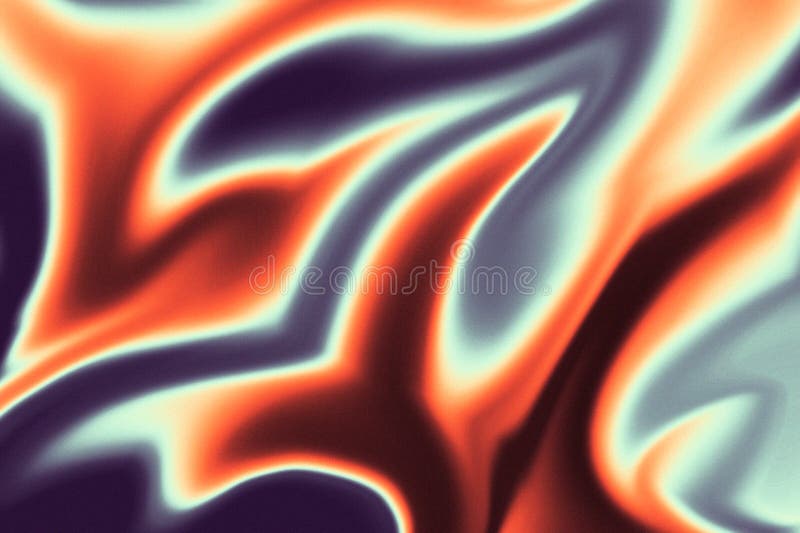 Fire Liquid Iridescent Background. Iridescent Chrome Wavy Gradient ...
