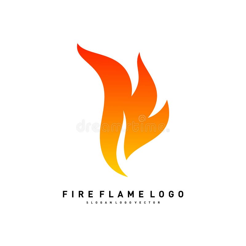 Fire Logo Concept Vector. Fire Leaf Logo Template Vector Stock Vector ...