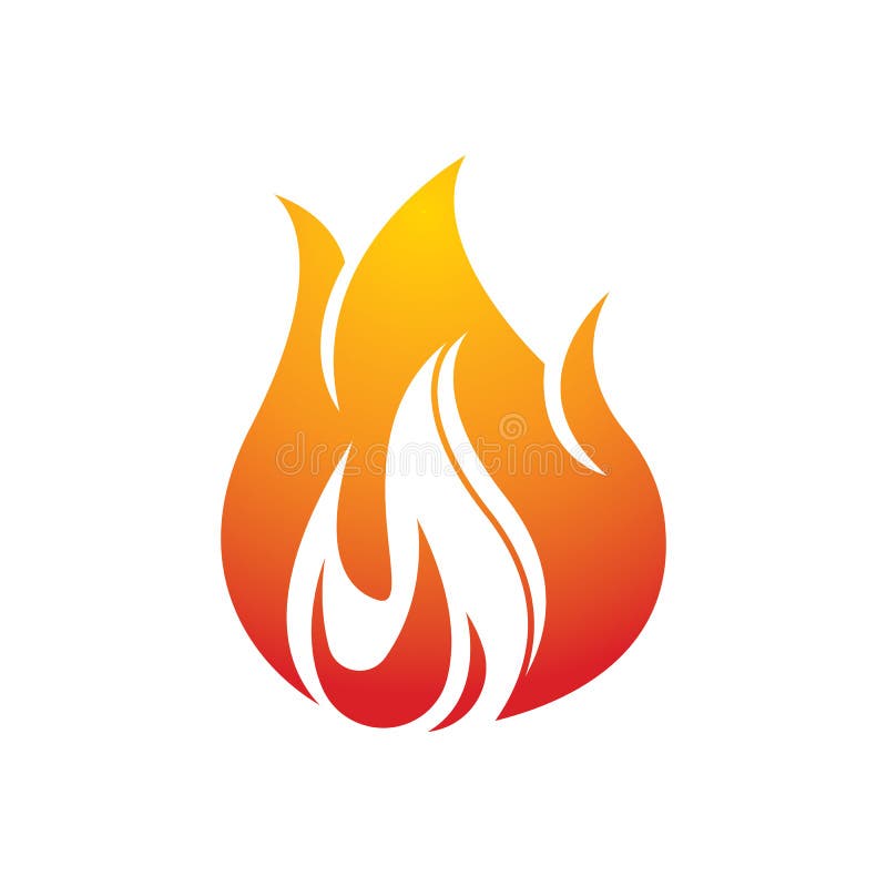 Fire Logo Design Illustration and Fire Symbol Stock Vector ...