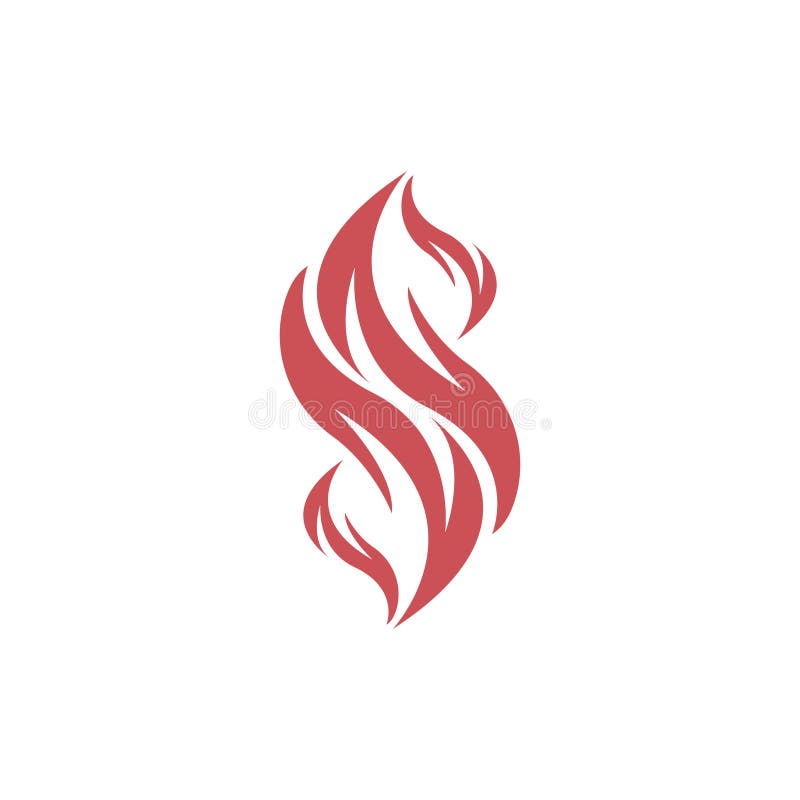 Fire Logo Design Illustration and Fire Symbol Stock Vector ...
