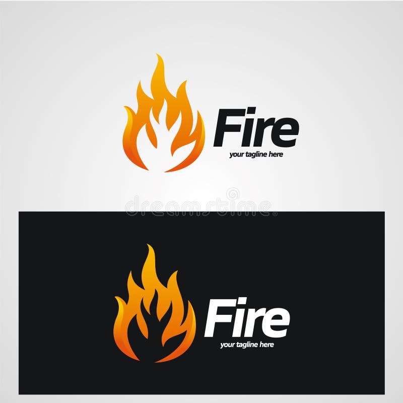 Fire Logo Designs Template stock vector. Illustration of fire - 211885378