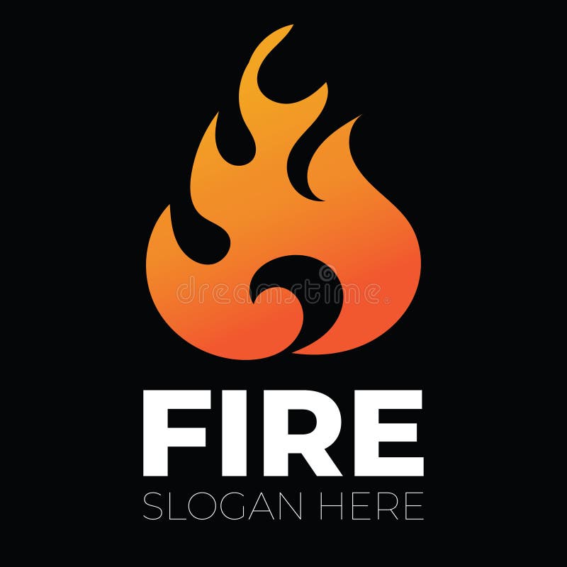 Fire logo stock vector. Illustration of fire, inferno - 277066979