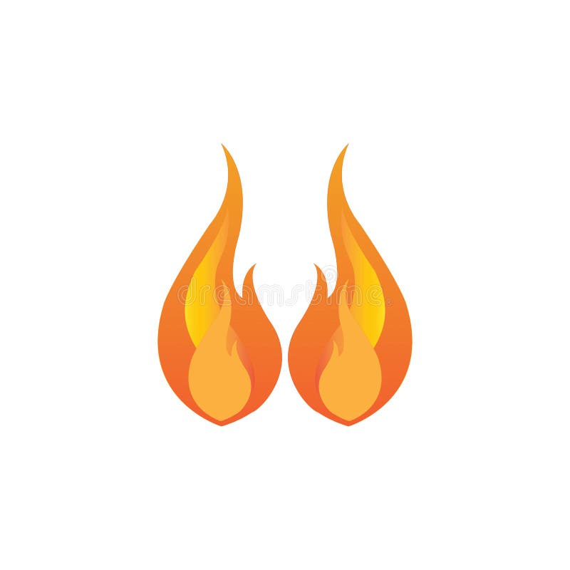 Fire logo icon vector stock vector. Illustration of decoration - 260012126