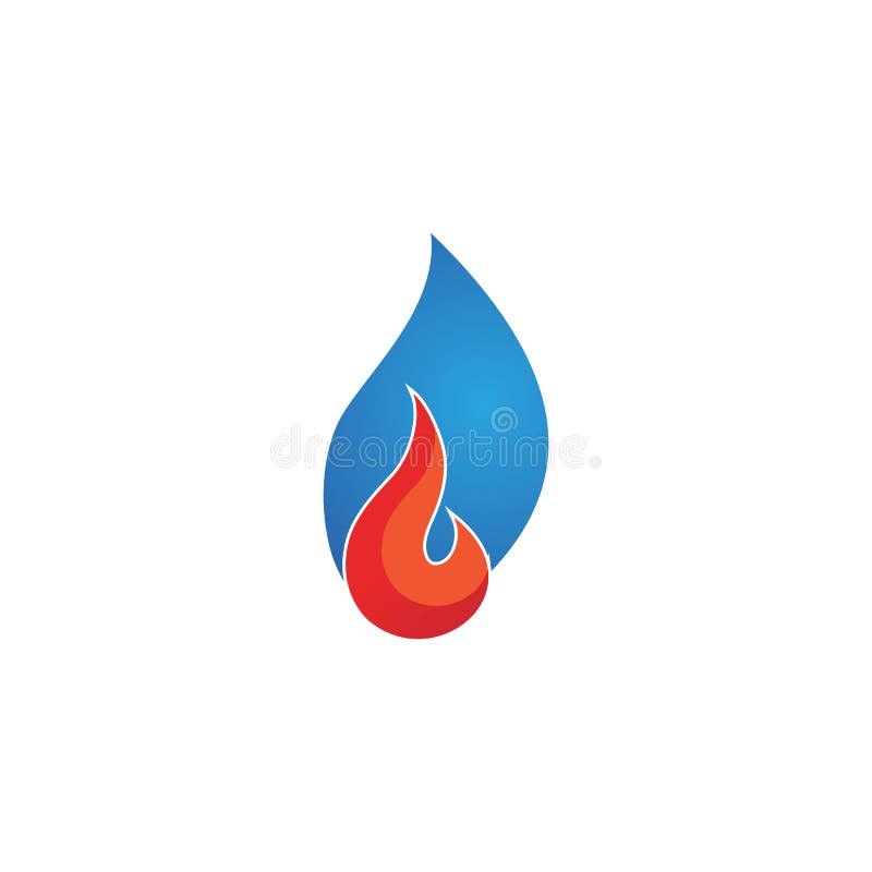Fire Logo Modern Simple Gradient. Flame Logo Clean Simple Stock Vector ...