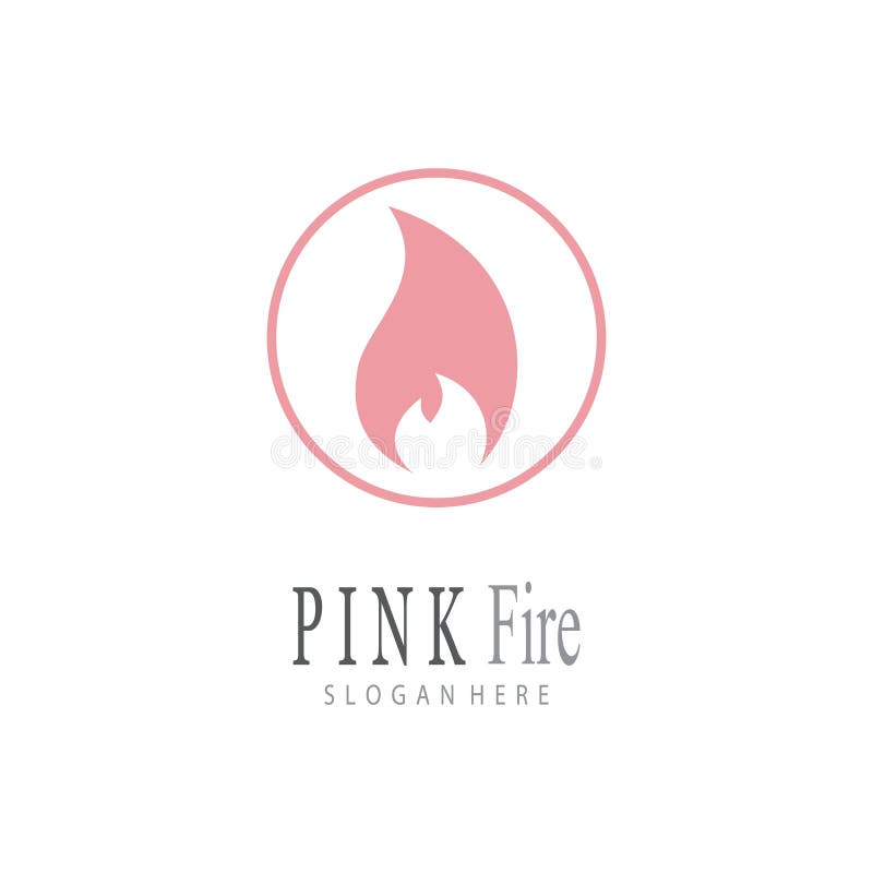 Fire Logo Modern Simple Gradient. Flame Logo Clean Simple Stock Vector ...