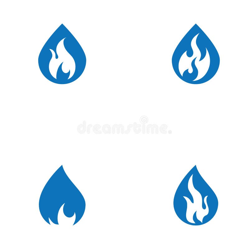 Fire Logo Modern Simple Gradient. Flame Logo Clean Simple Stock Vector ...