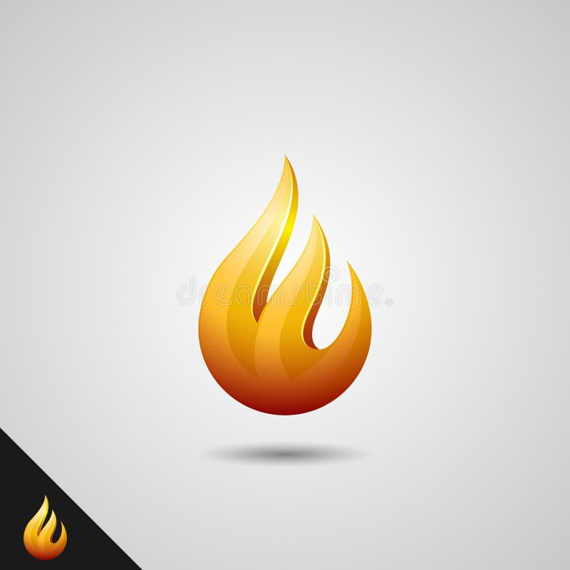 Fire Logo template stock vector. Illustration of modern - 209123859