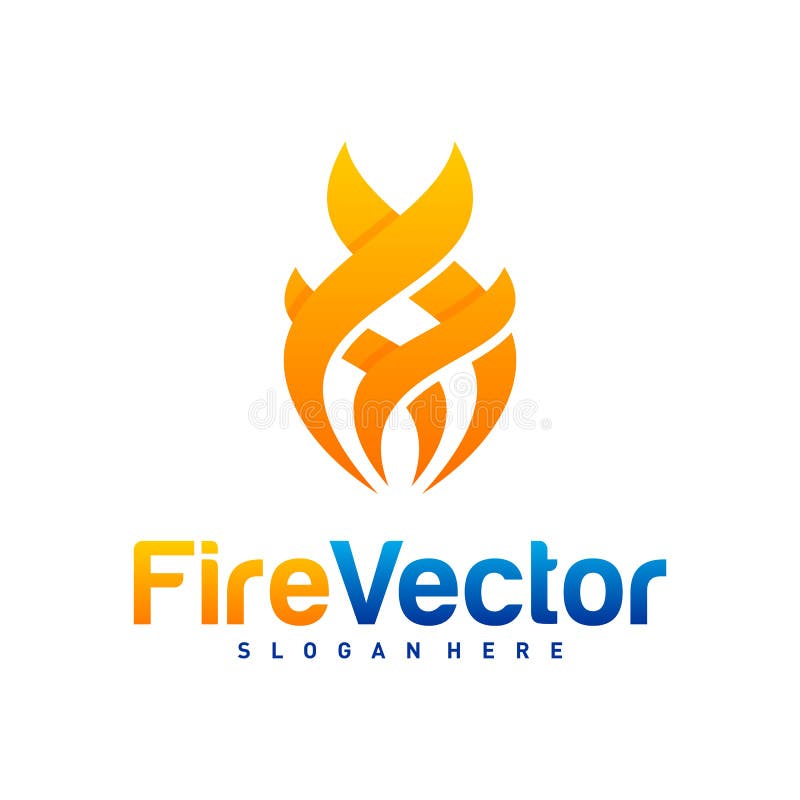 Fire Logo Template Vector, Creative Flame Logo Design Concepts, Emblem ...
