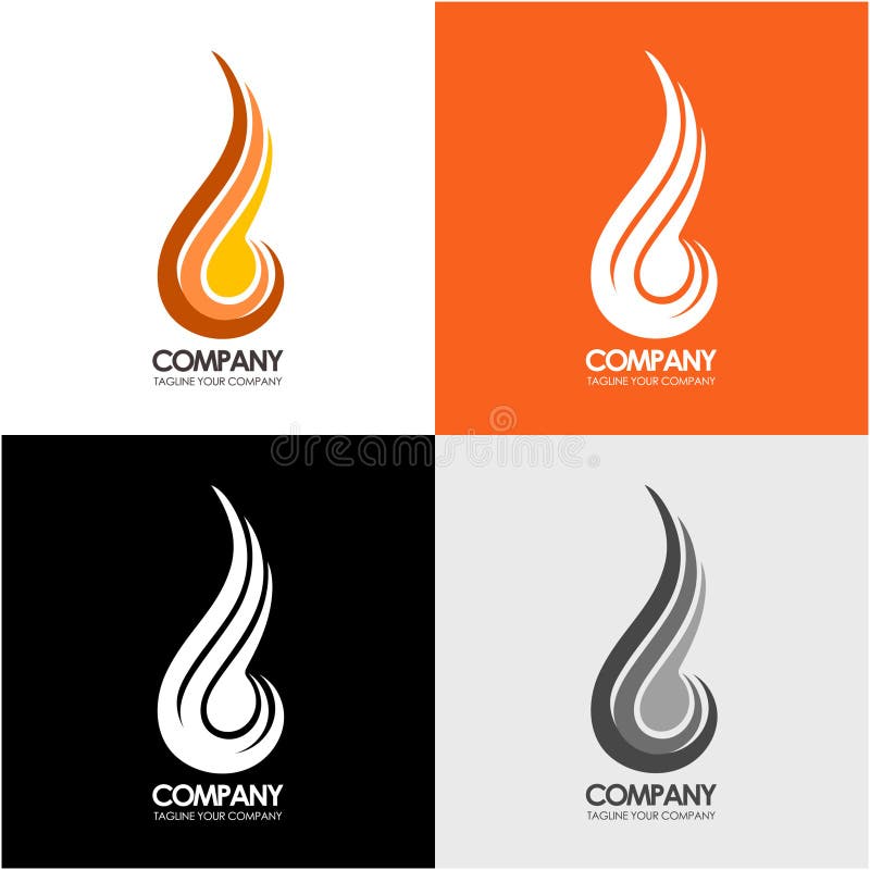 Fire Logo Vector. Logo Design. Vector Illustration Stock Vector ...