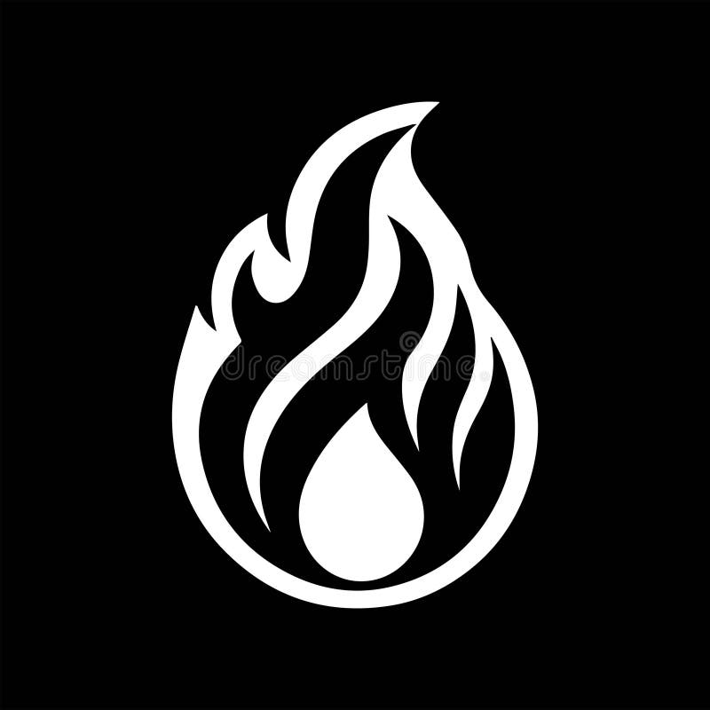 Fire Logo Vector Design Illustration with a Modern and Simple Concept ...