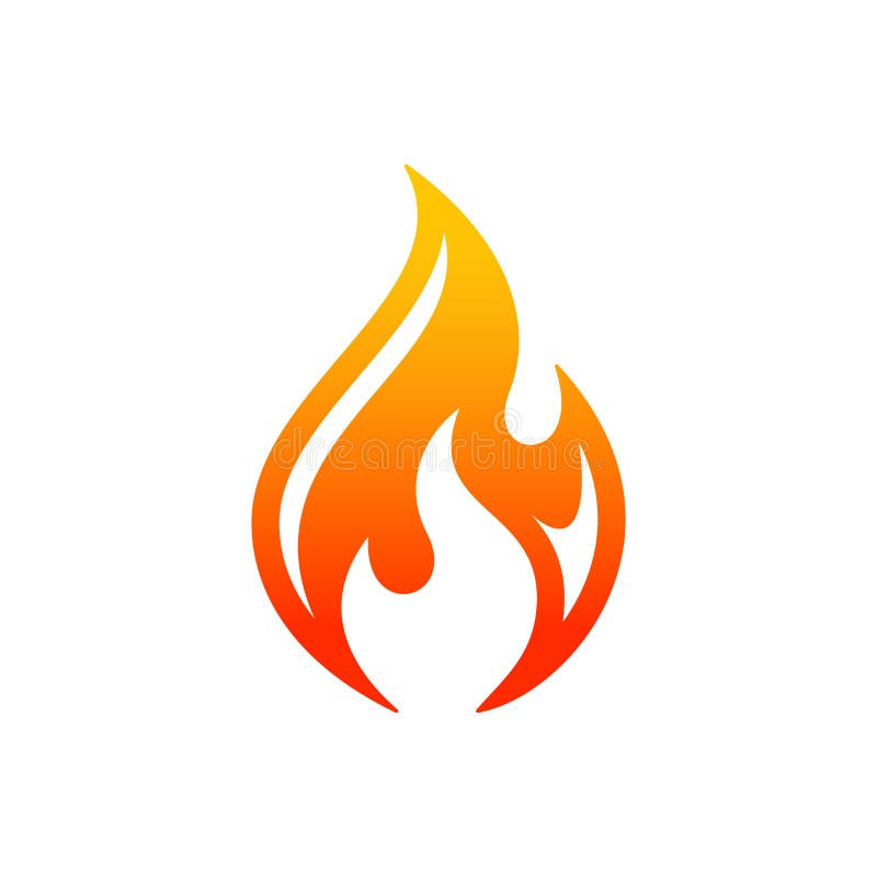 Fire Logo Vector Illustration Stock Vector - Illustration of balefire ...