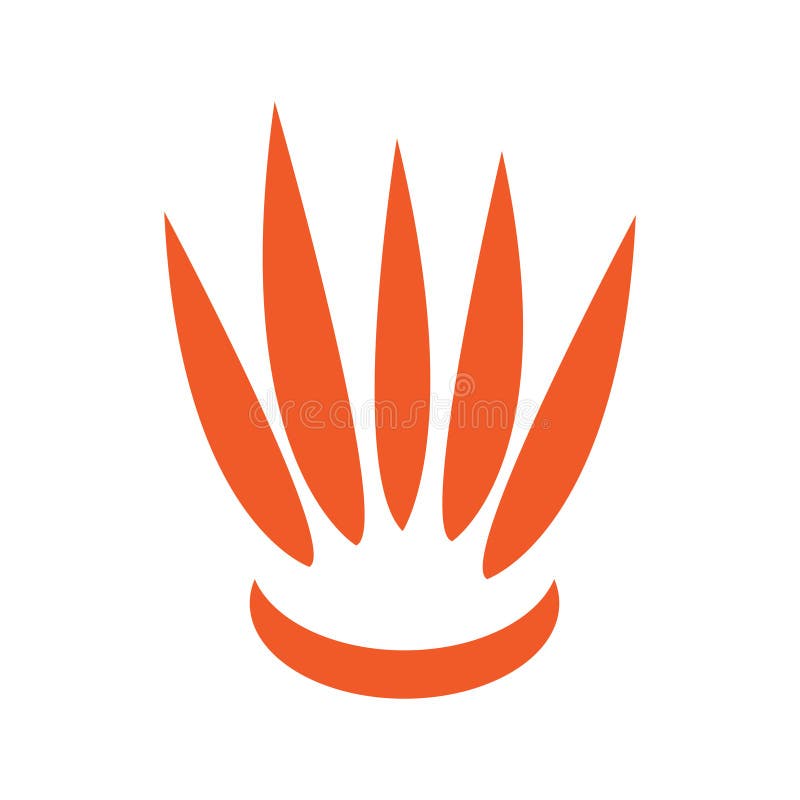 Fire Logo Vector Template Icon Stock Vector - Illustration of burn ...