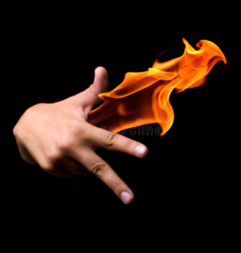Fire magic stock photo. Image of yellow, inferno, element - 14281810