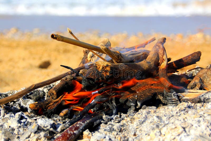 Fire - Intensive Oxidation Process Stock Photo - Image of main, summer ...