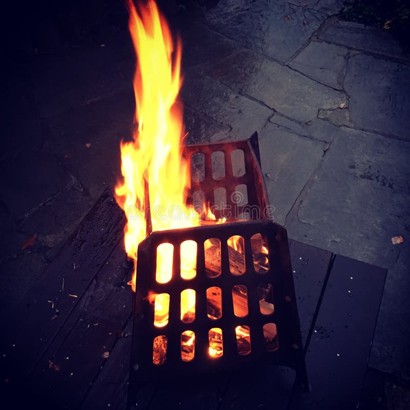 Fire stock image. Image of fire, making, dark, wood - 112888895