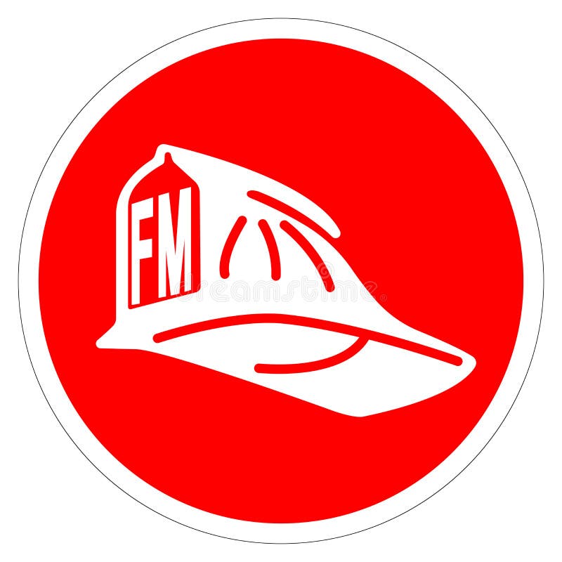 Fire Marshal Symbol Sign ,Vector Illustration, Isolate on White ...