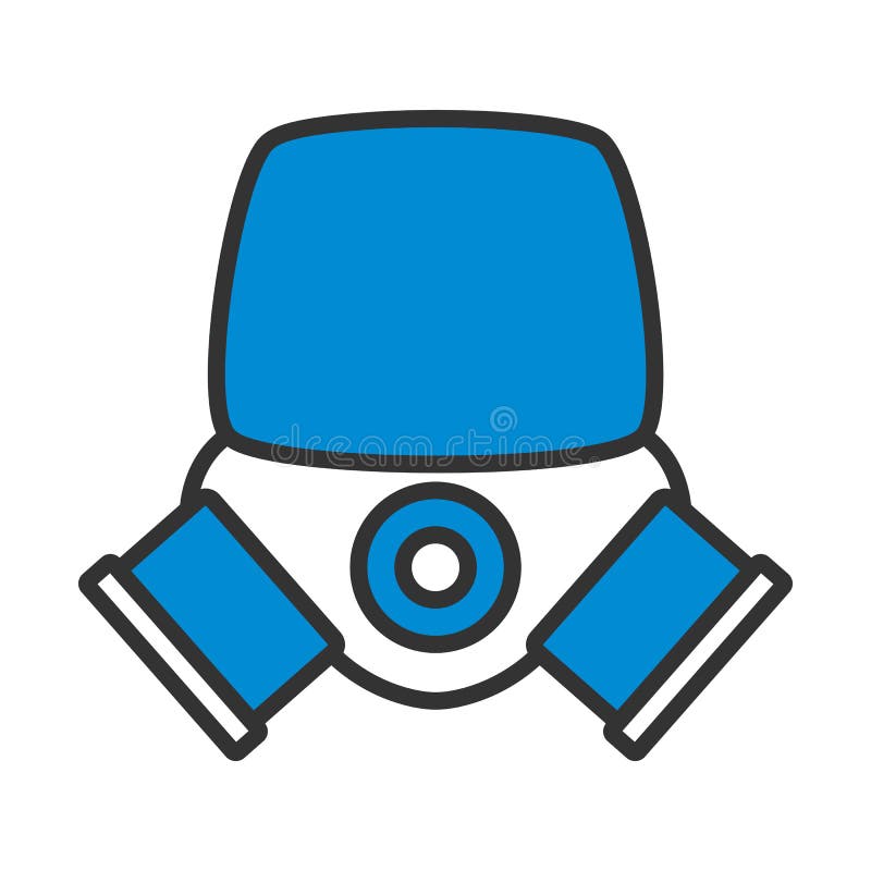 Fire Mask Icon stock vector. Illustration of danger - 254847815