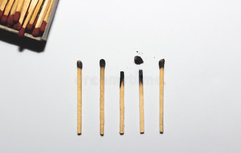 Fire - Match Burning stock image. Image of strike, flames - 4361099