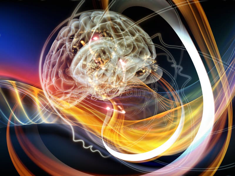 Fire of the Mind stock illustration. Illustration of line - 43580269