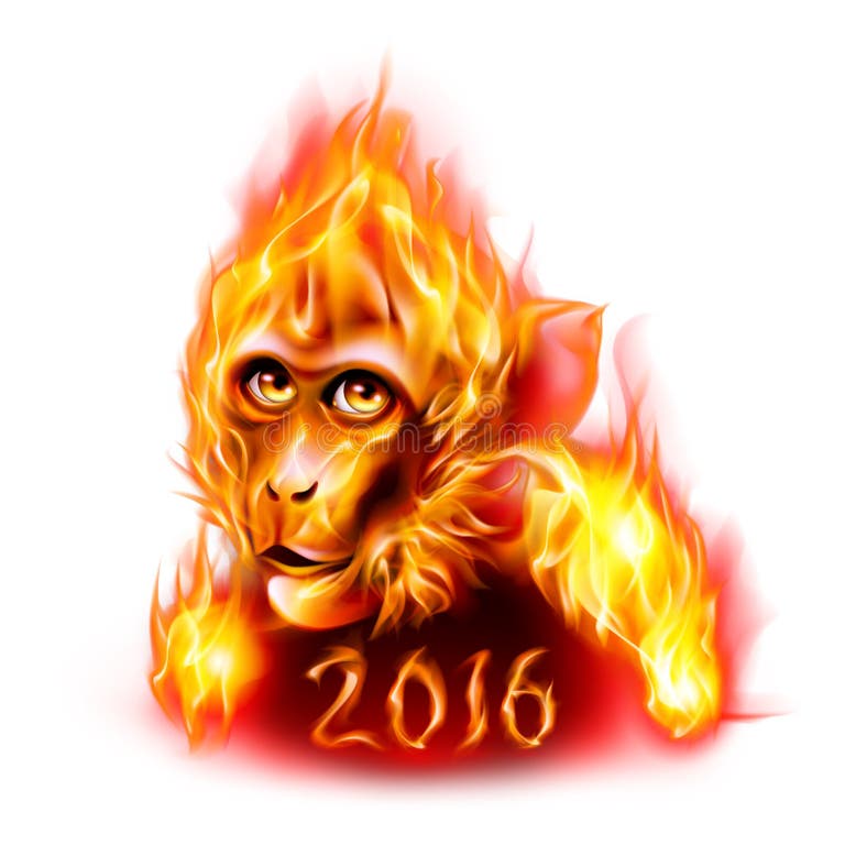 Fire Monkey Stock Illustrations – 1,562 Fire Monkey Stock Illustrations ...