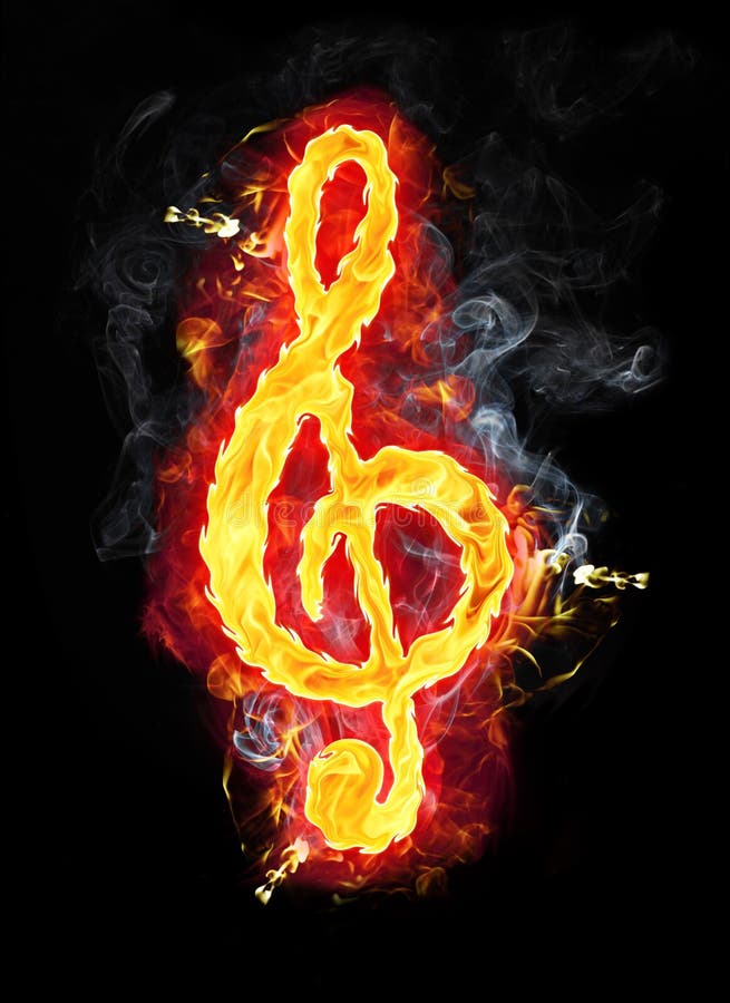Fire Musical G Clef Stock Illustrations – 4 Fire Musical G Clef Stock ...