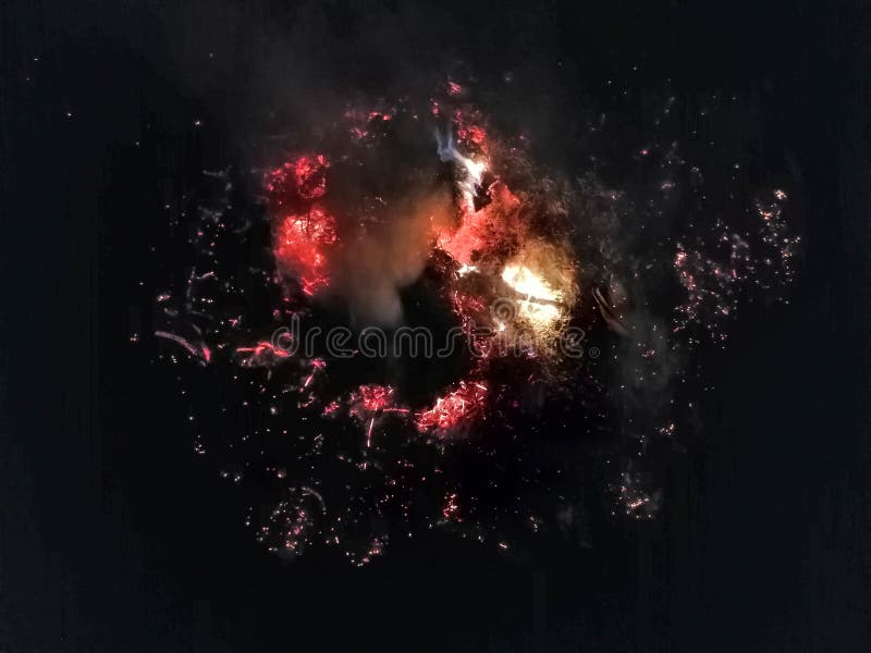 Fire in nature - fireworks stock photo. Image of nature - 159936260