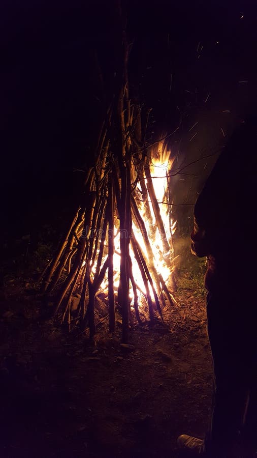 Fire in the nature stock image. Image of water, nature - 129518145