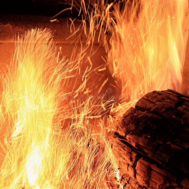 Fire sky stock photo. Image of orange, sunset, nature - 103439612